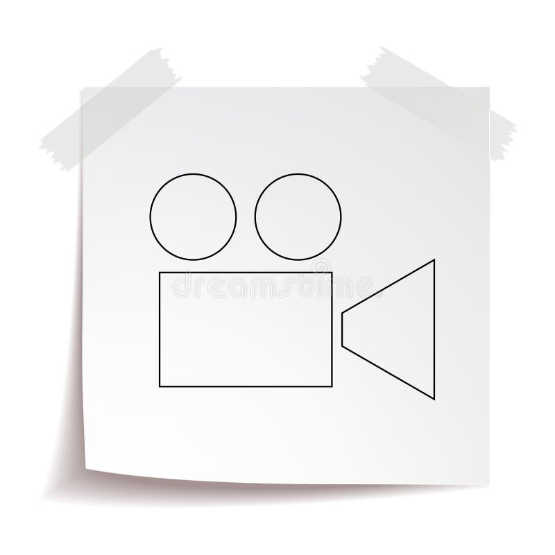 Video Camera Vector Icon Eps 10. Simple Isolated Illustration Stock ...