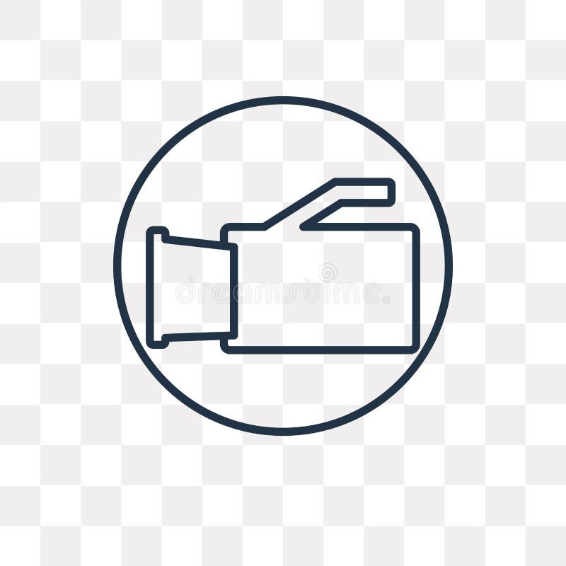 Video Camera Icon Vector Sign and Symbol Isolated on White Background ...