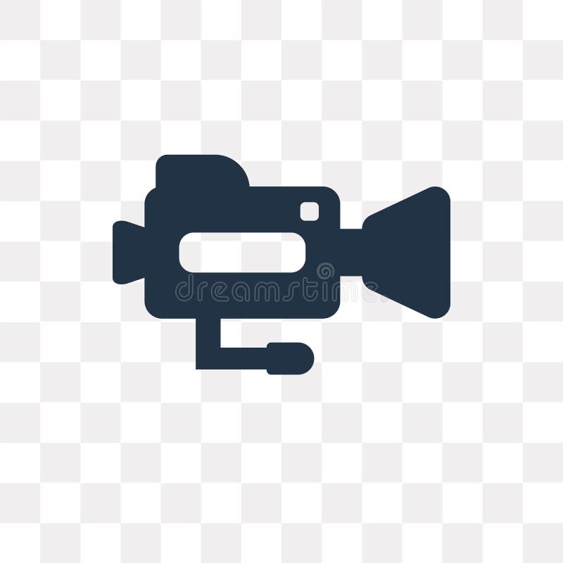 Video Camera Icon Vector Sign and Symbol Isolated on White Background ...