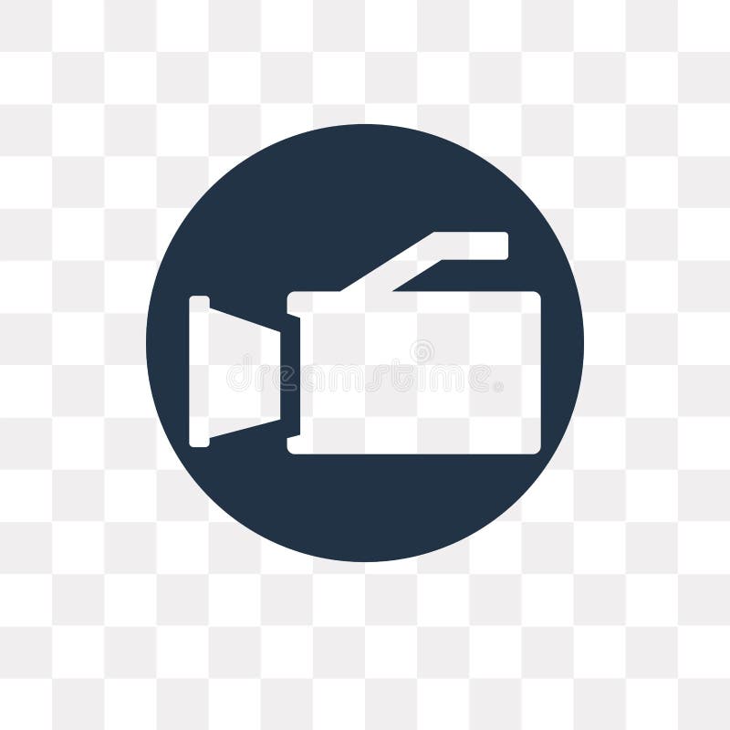 Video Camera Icon Vector Sign and Symbol Isolated on White Background ...