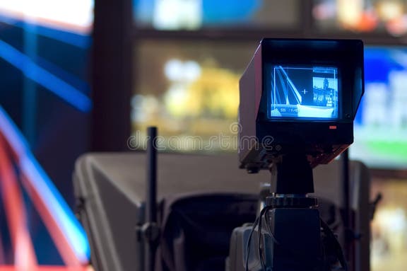 Video camera viewfinder stock photo. Image of live, expressive - 4550442