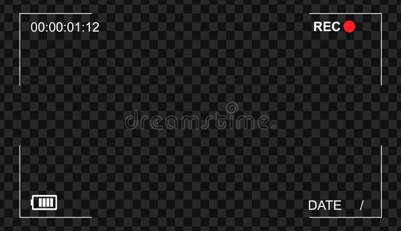 Video Camera Viewfinder Overlay Icon. Modern Camera Frame Vector ... Video Camera Viewfinder Overlay Icon. Modern Camera Frame Vector ...