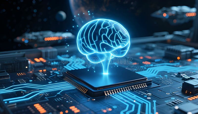 Neural Nexus: Fusion of Intelligence and Technology Stock Video - Video of board, complexity ...