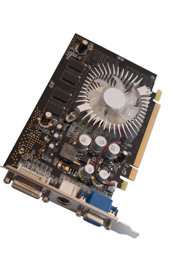 Video card stock image. Image of controller, fiberglass - 1293281