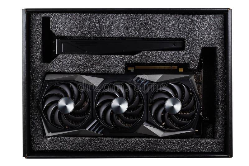 Video Card in Box for Modern Video Games and Cryptocurrency Mining ...