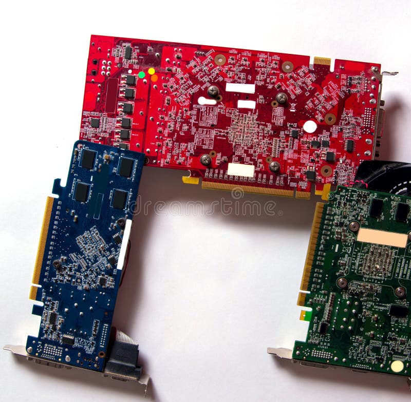 Electronics, Industry, Board Module, White Background Electronic ...