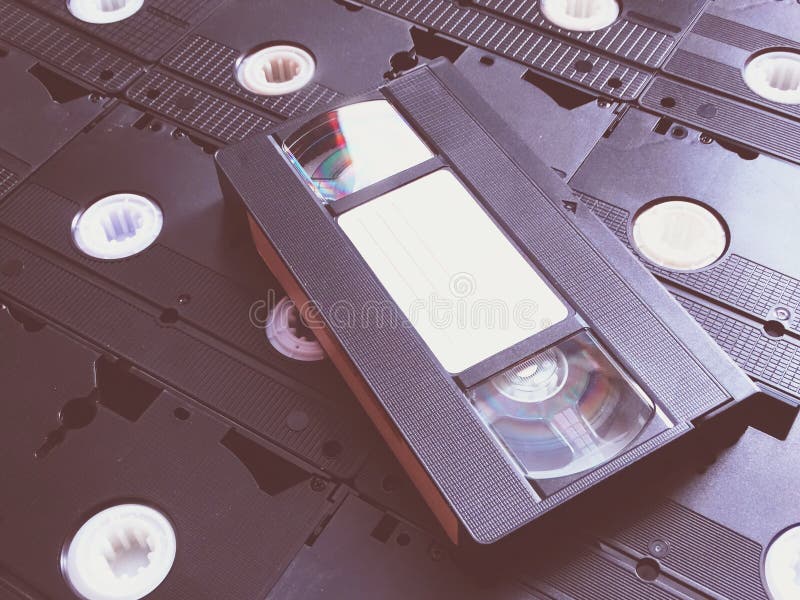 Video cassette recorder stock image. Image of retro, generation - 87463761
