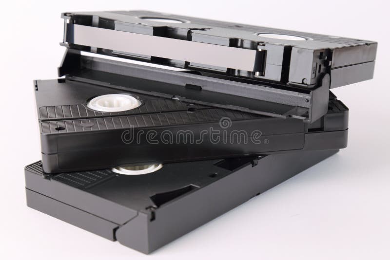 Video cassettes stock photo. Image of media, dusting - 50289952