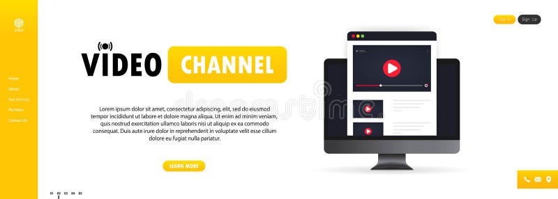 Mockup is Live Streaming. Streaming Video. the Template for the the ...