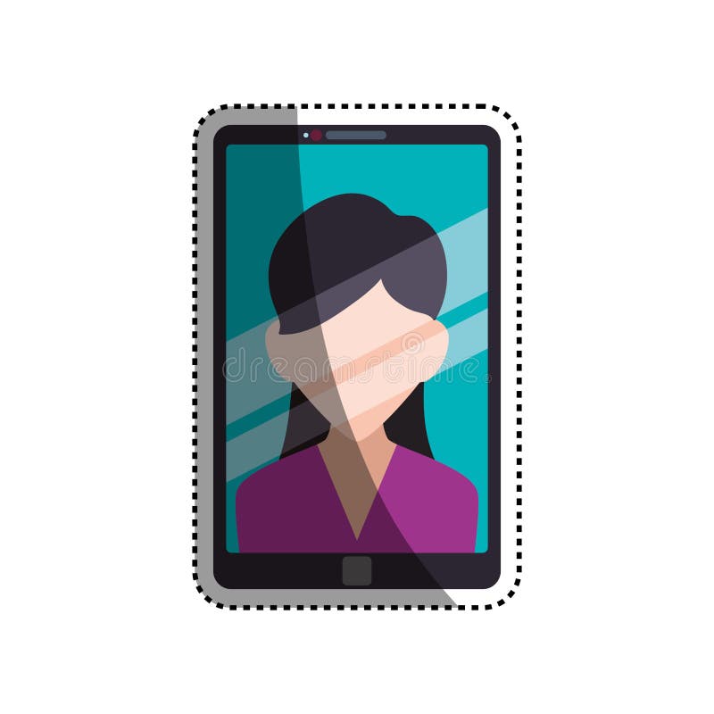 Video chat online stock illustration. Illustration of connection - 88190827