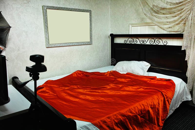 Video chat stock photo. Image of interior, home, shape - 42354150