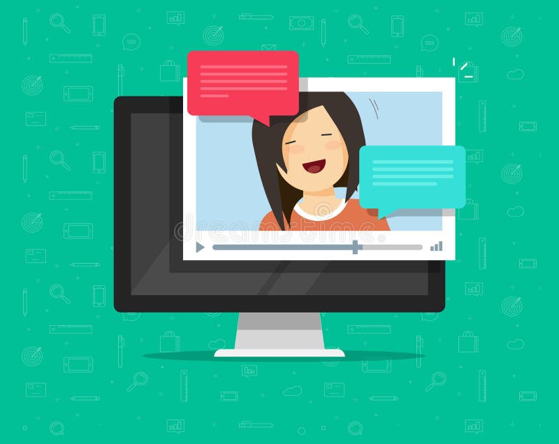 Cartoon Girl Chatting Stock Illustrations – 7,802 Cartoon Girl Chatting ...