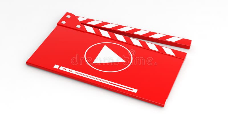 Media Player Clapper Board Stock Illustrations – 300 Media Player ...