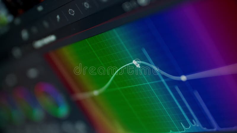 Video Color Correction: Curved Control Lines. User Enhances the ...