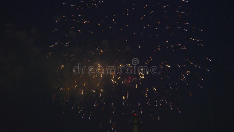 Fireworks Explosions, Pyrotechnics Display Stock Video - Video of ...