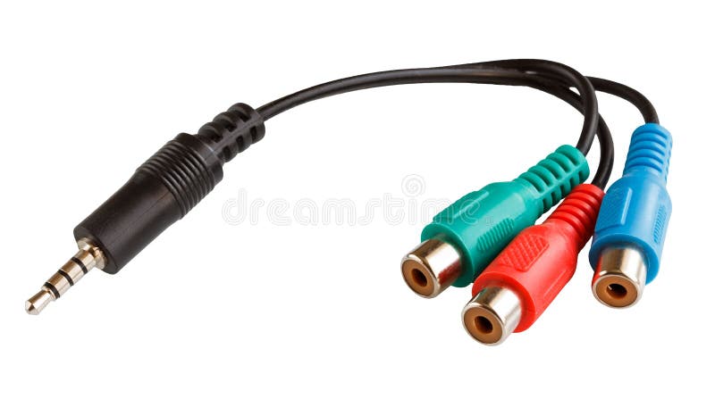 Component cable connection stock photo. Image of colorful - 17416274