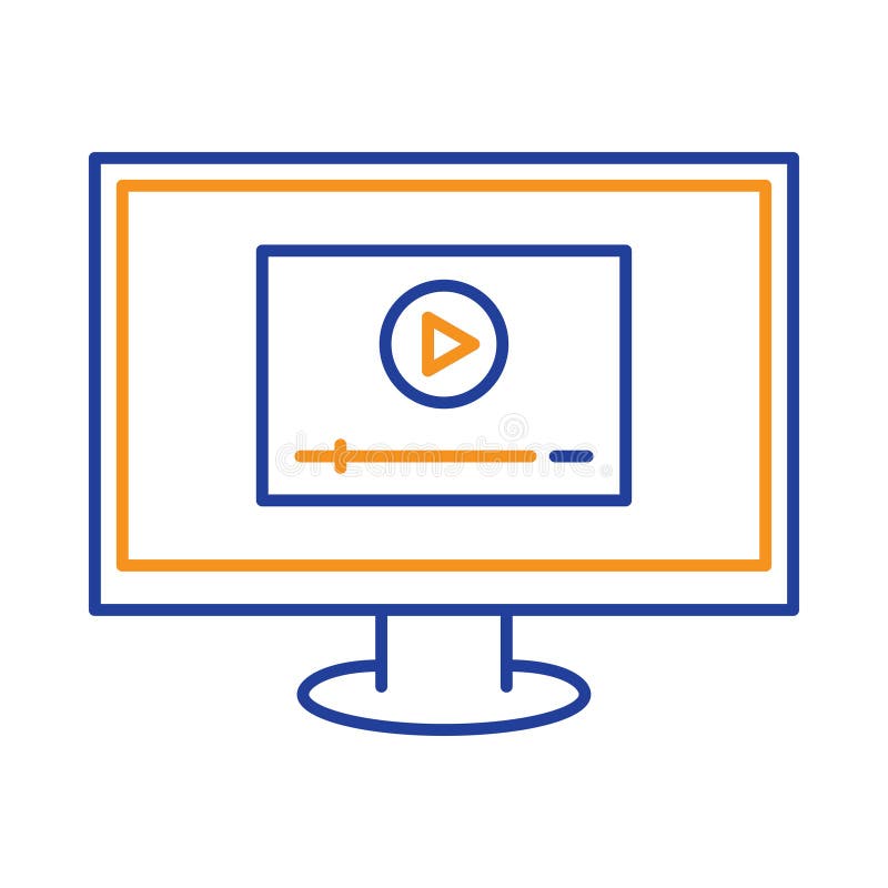 Video, Computer, Monitor, Laptop, Computer Video Player Icon Stock ...