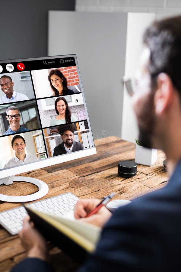 Video Conference Call stock photo. Image of training - 230065908