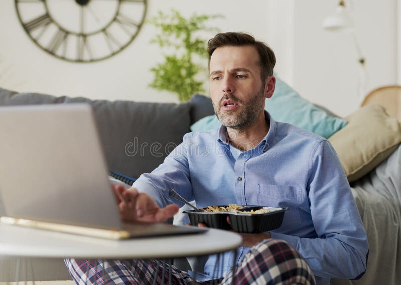 1,719 Man Working Pajamas Stock Photos - Free & Royalty-Free Stock ...