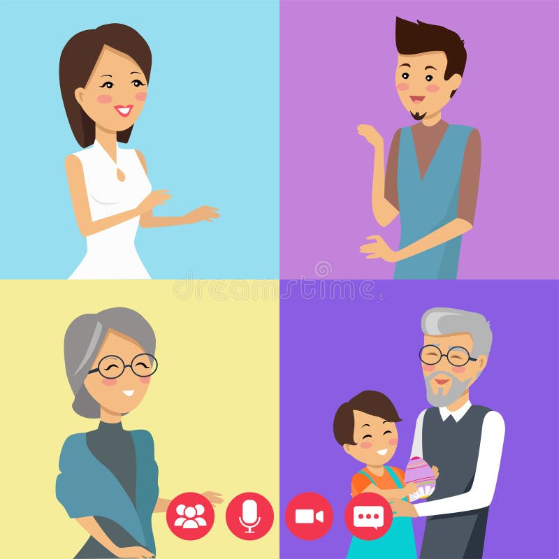 Virtual Intercommunication Stock Illustrations 89 Virtual Intercommunication Stock