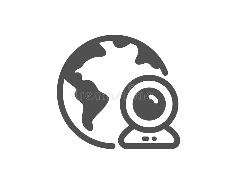 Video Conference Simple Icon. Virtual Presentation Sign. Vector Stock ...