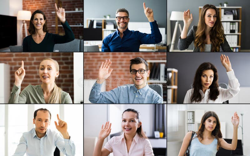 Video Conferencing Call stock image. Image of manager - 255780219