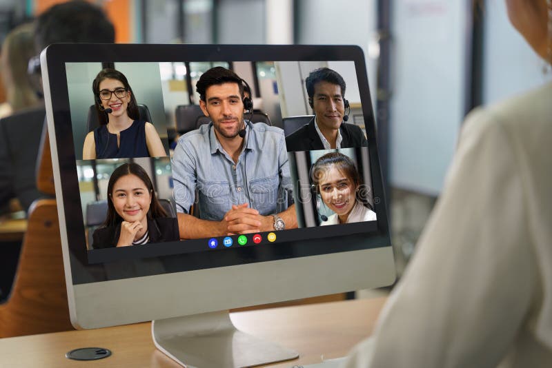 Video Conferencing from Multi Business Branches Via Internet Network ...