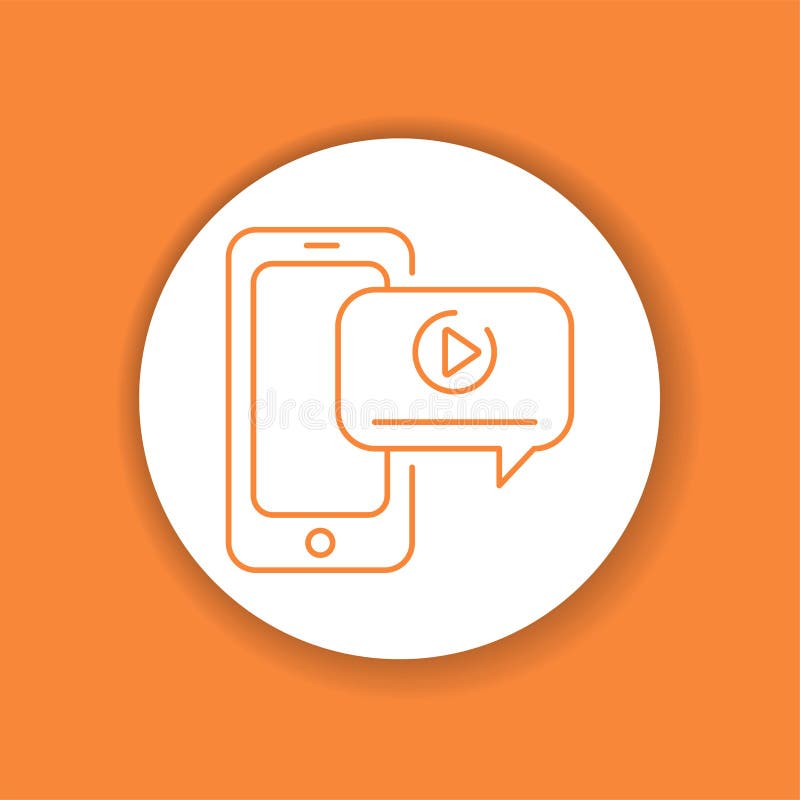 Video Content Color Glyph Icon. Custom Video Content Stock Vector ...
