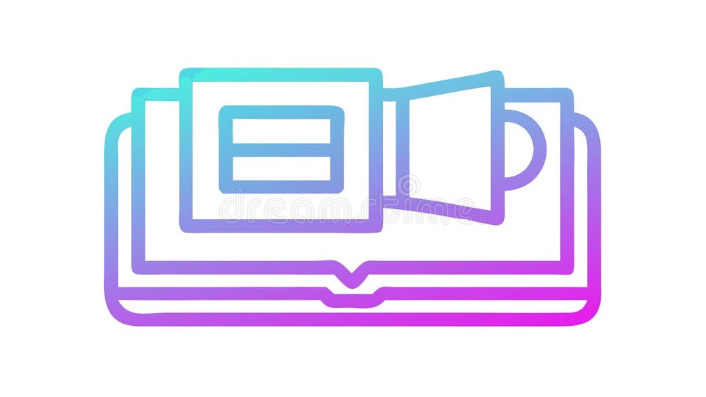 Video Course Material Icon for Dynamic ELearning, Vector Design ...