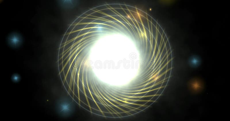 Intro Explosion with Circles and Vortex Effect of Light and Particles ...