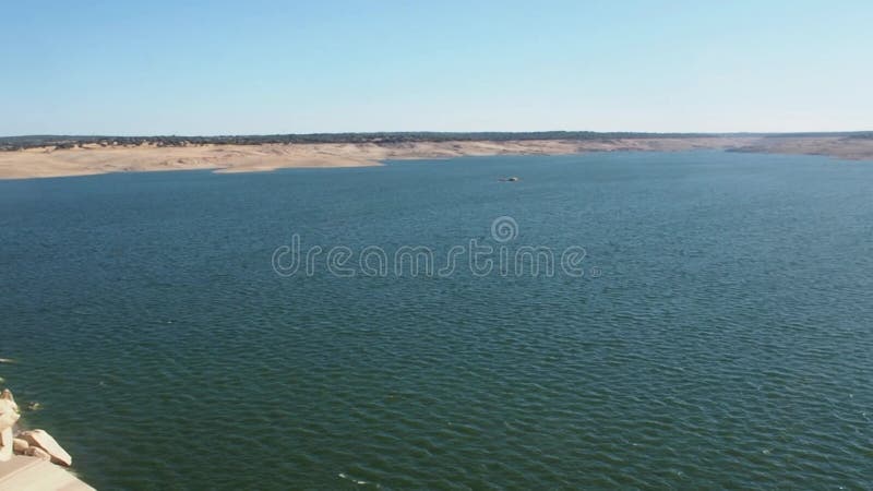 Video of the Drought in an Empty Dam. Concept of Global Warming Stock ...