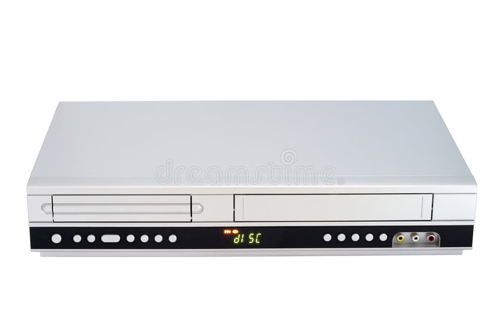 Video DVD and VHS device stock image. Image of industry - 13034639