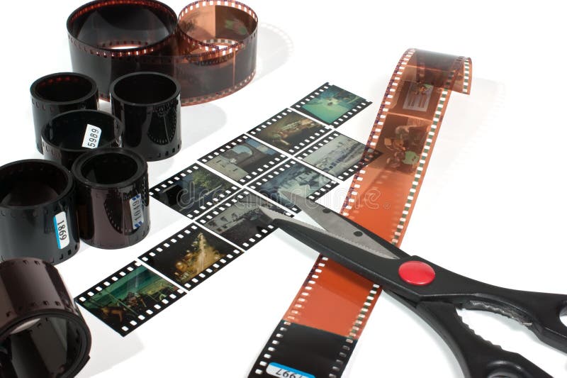Video editing stock image. Image of movie, video, reel - 12728619