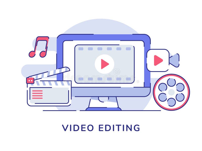 Video Editing Stock Illustrations – 6,843 Video Editing Stock ...