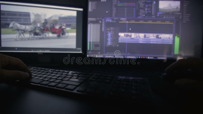 Video Editing Process stock footage. Video of camera - 110665996