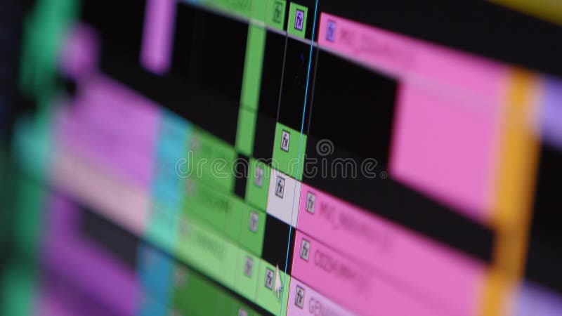 Video Editing Process stock footage. Video of camera - 110665996