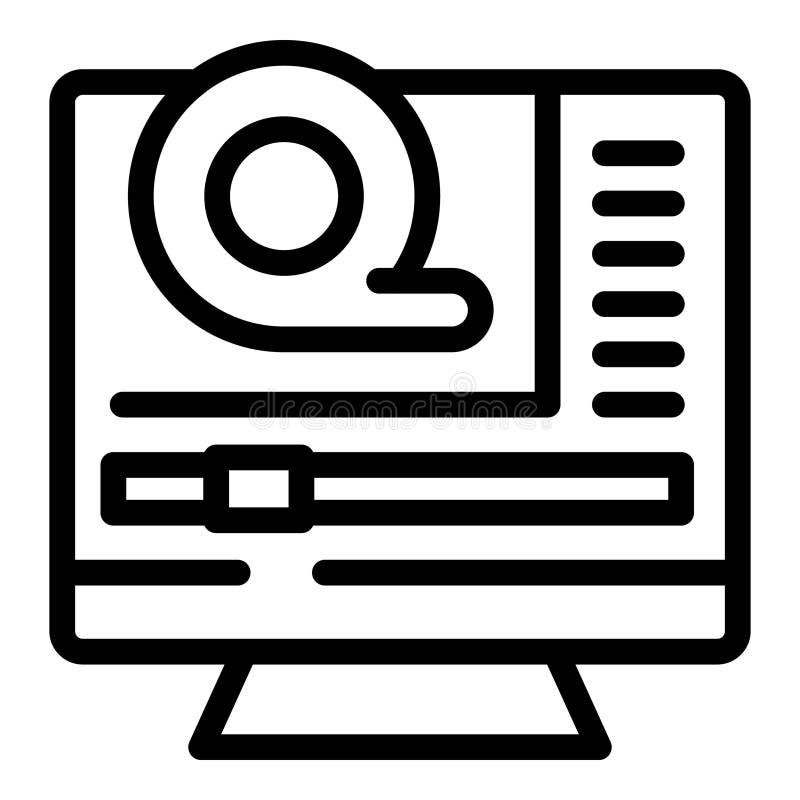 Video Editing Software Interface with Timeline and Measurement Tape ...