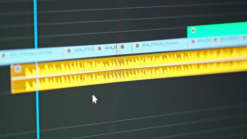 Video Editing Timeline - Editor Going through Clips and Frames Stock ...