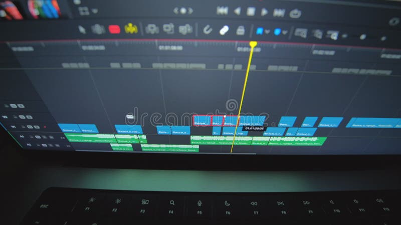Video Editing. Video Editing Software, Interface Stock Video - Video of ...