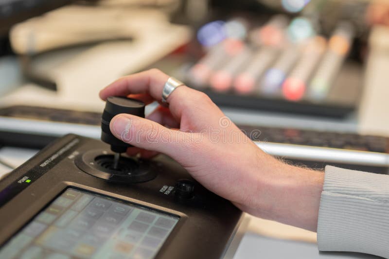 Video Editor Working with Footage Using Modern Video Editing Software ...