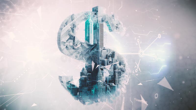 The Video Ends with the Dollar Sign Rotating in the Center of the ...