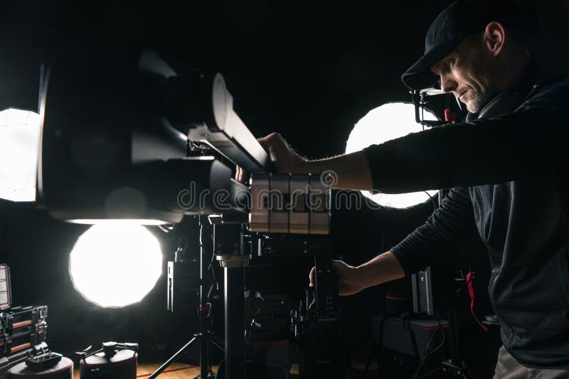 Video Equipment Operator Job Stock Image - Image of film, stage: 315362361