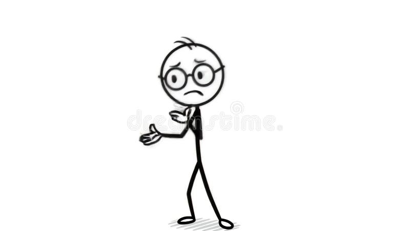 Animated Stick Figure Character Pack Expressing Various Emotions and ...