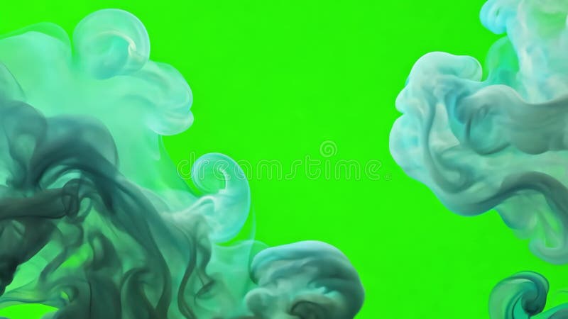 Green Screen Background with Smoke Effects for Video Editing ...
