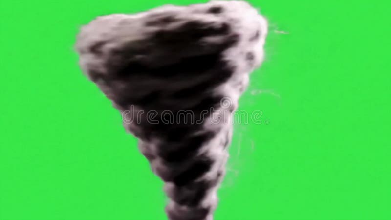 Realistic Tornado Animation on Green Screen for Visual Effects and ...
