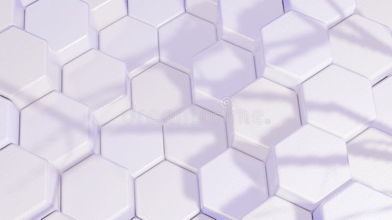 A White Wall with Hexagons Loop Animation Stock Video - Video of loop ...