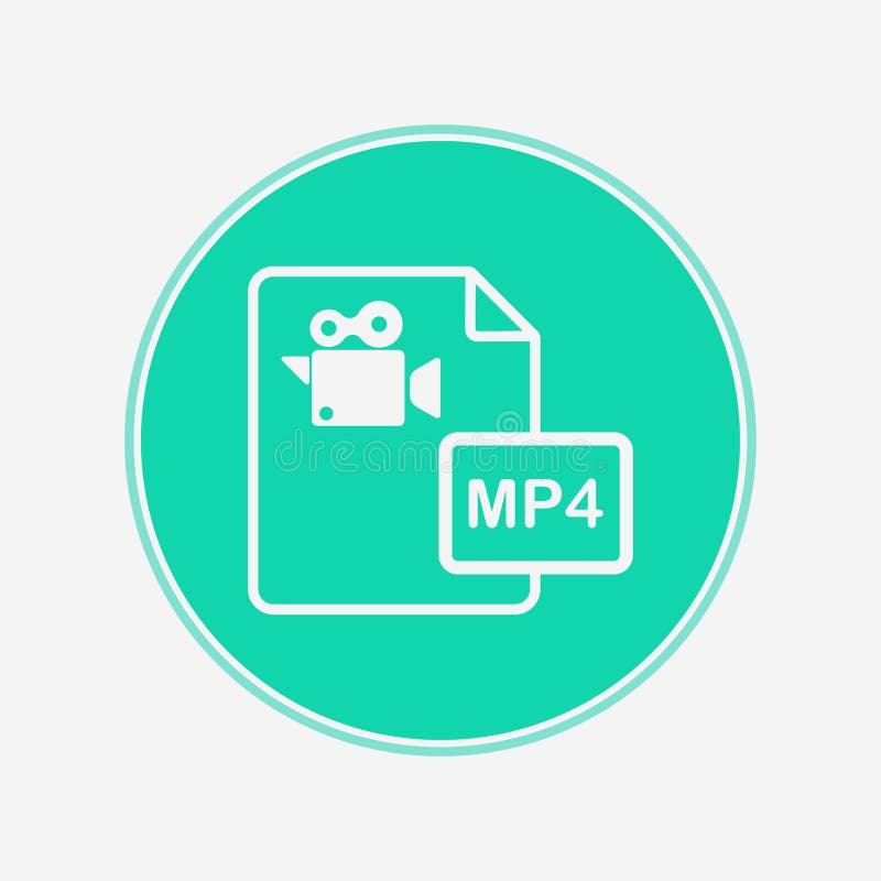 Video File Vector Icon Sign Symbol Stock Vector - Illustration of file ...
