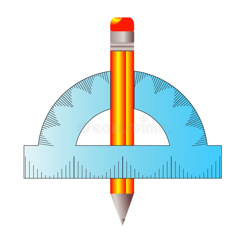 Cute Protractor Stock Illustrations – 307 Cute Protractor Stock ...