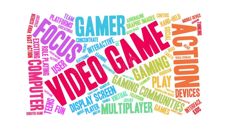 Video Game Animated Word Cloud Stock Video - Video of cloud, feedback ...