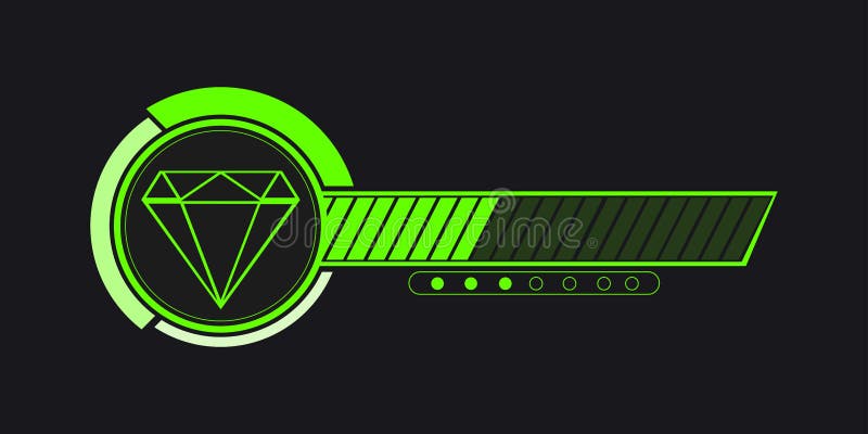 Video game bar stock illustration. Illustration of graphic - 86043126